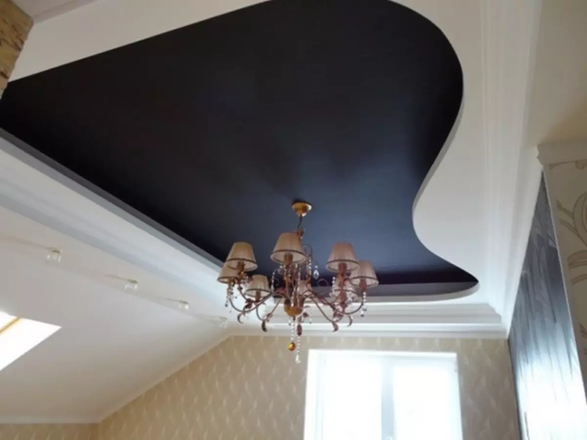 Plafond stretch noir: mat, brillant, rétro-éclairé