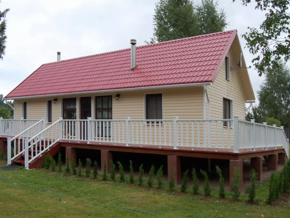 Projetos de casas com varanda e terraço + foto 10385_5