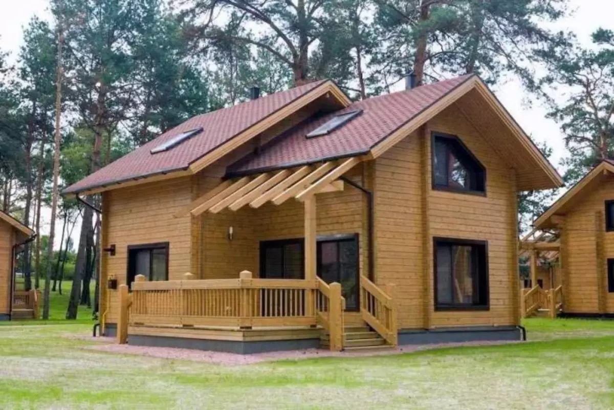 Glued Timber + প্রকল্প থেকে ঘর নির্মাণ 10395_5