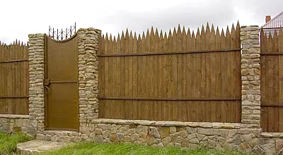 Дървена ограда в страната, направете го сам + снимки, рисунки 10546_12