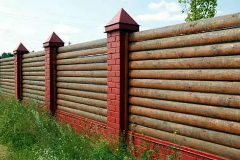 Дървена ограда в страната, направете го сам + снимки, рисунки 10546_7