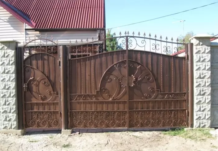 Brama z bramą dla prywatnego domu + zdjęcie 10555_1