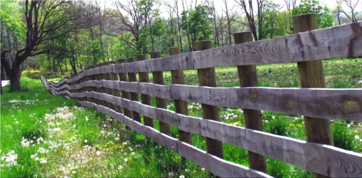 Дървена ограда в страната го правят сам + снимка 10588_11