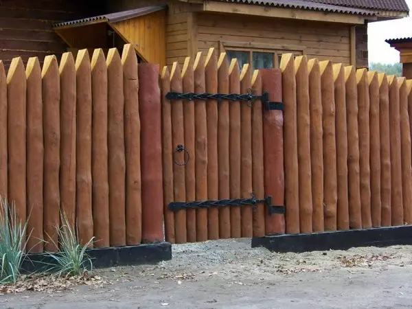 Дървена ограда в страната го правят сам + снимка 10588_3
