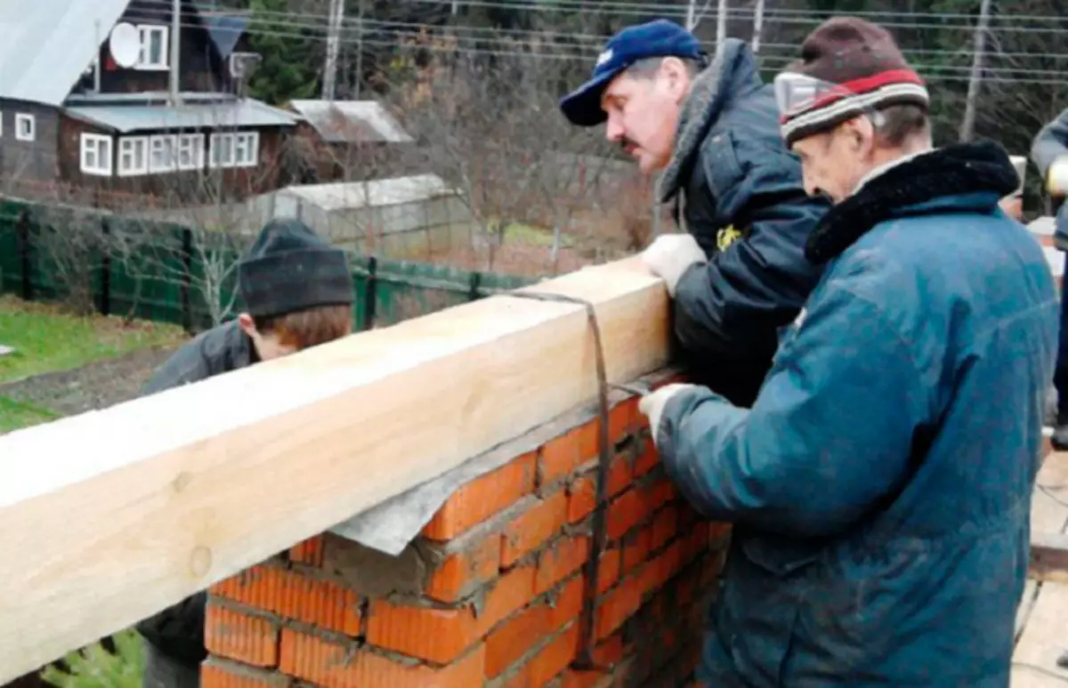 Cum să montați Mauerlat la un zid de cărămidă