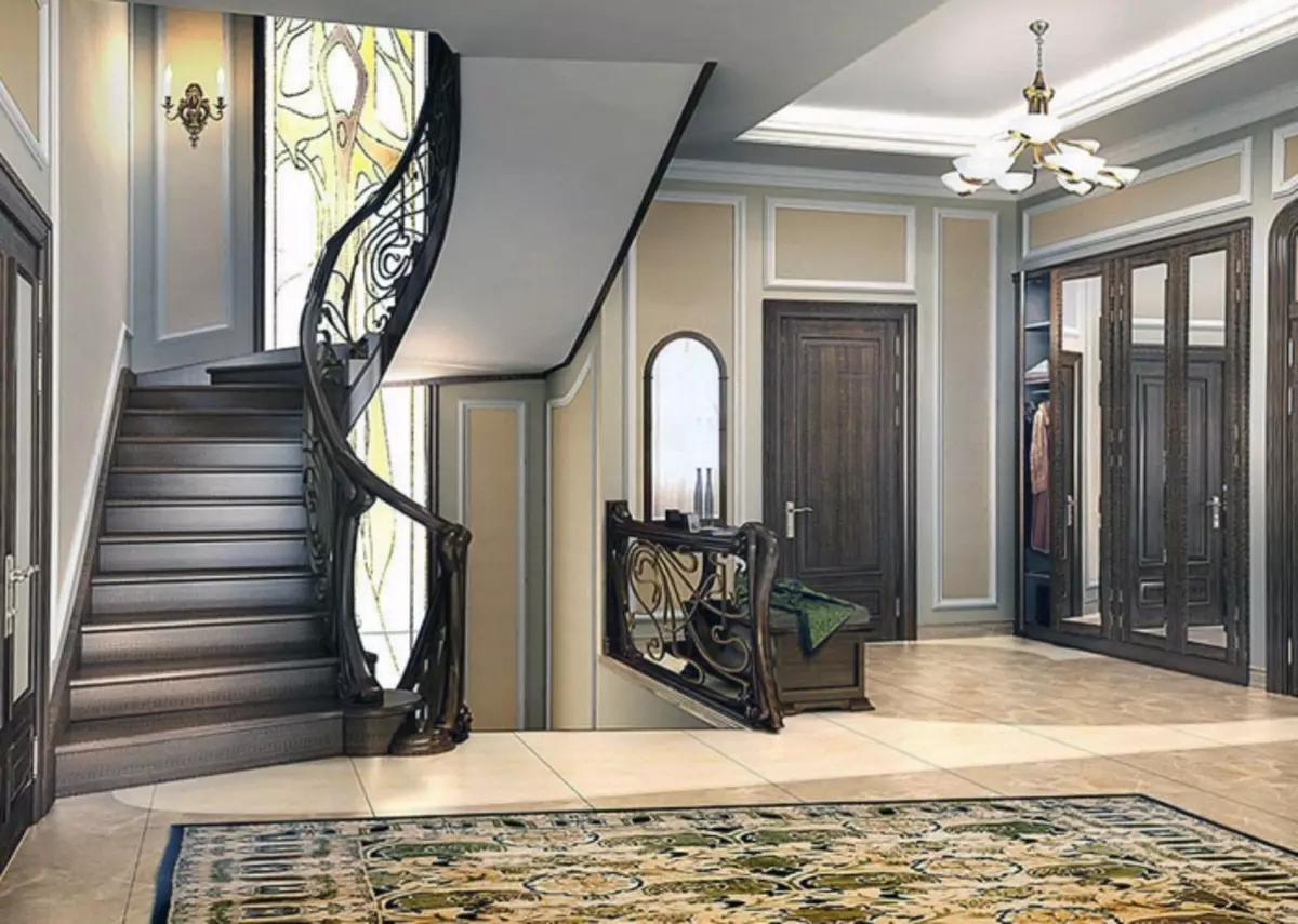 Desain Hallway di rumah pribadi 1064_30