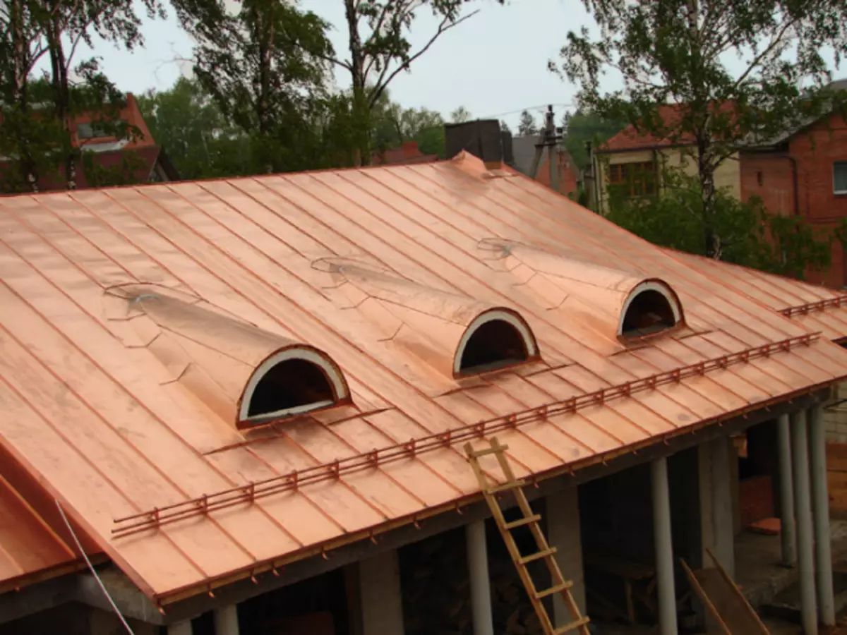 Montage en herstel van koper dak