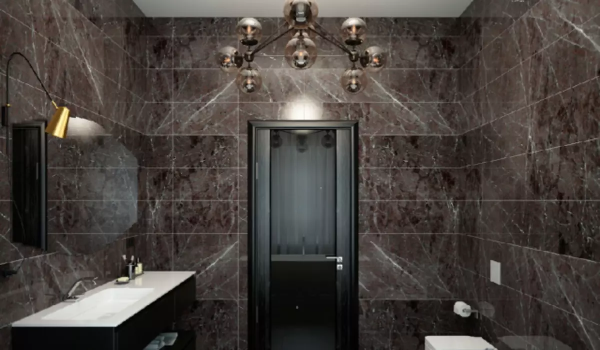 Dark Design ng Banyo