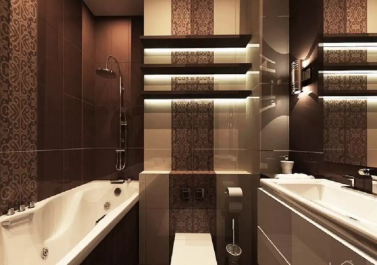 Dark Design ng Banyo