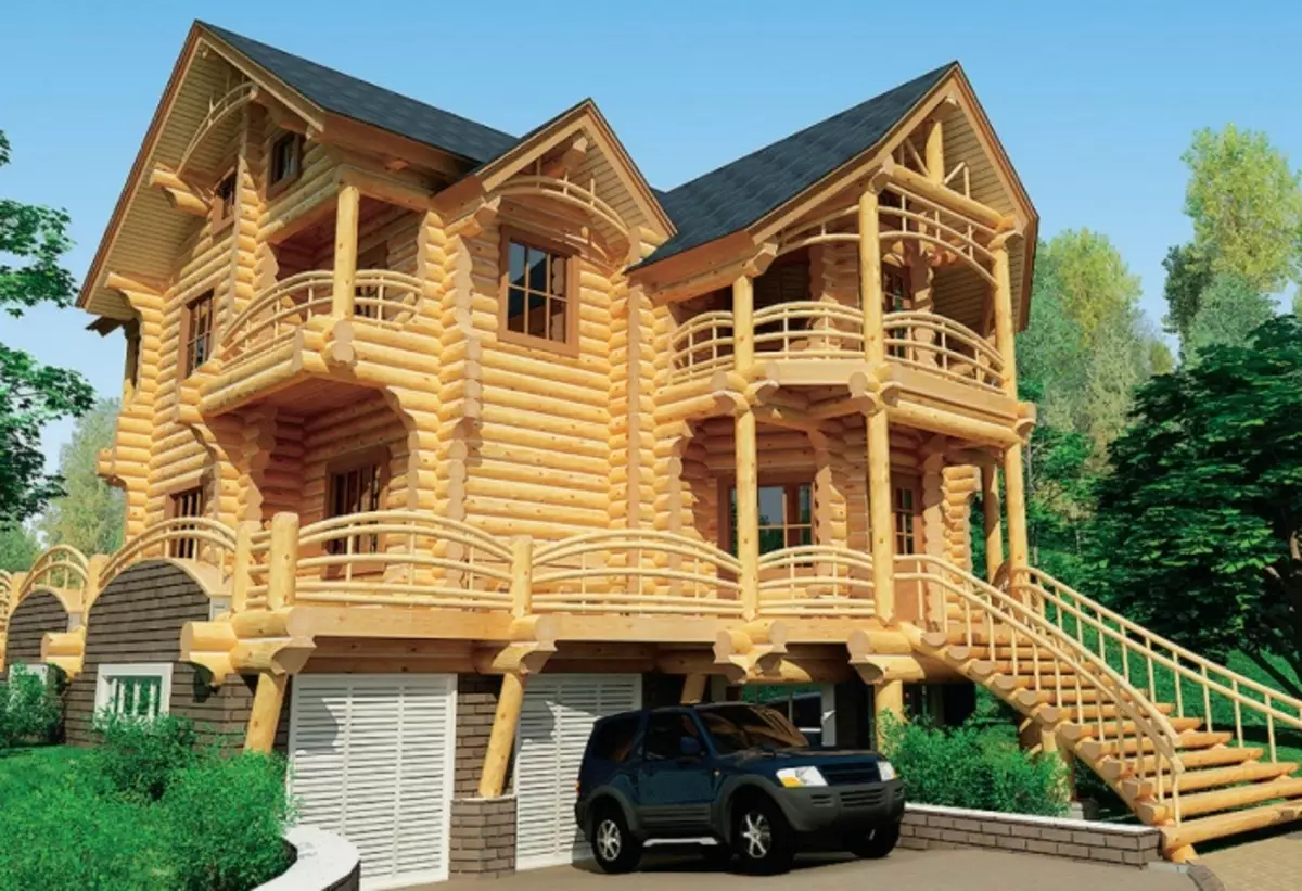 Si për të ndërtuar një verandë në një shtëpi prej druri + foto 10806_1