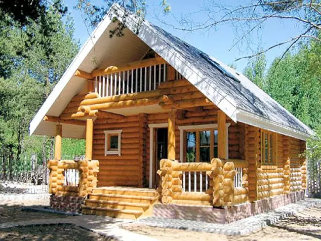 Si për të ndërtuar një verandë në një shtëpi prej druri + foto 10806_2