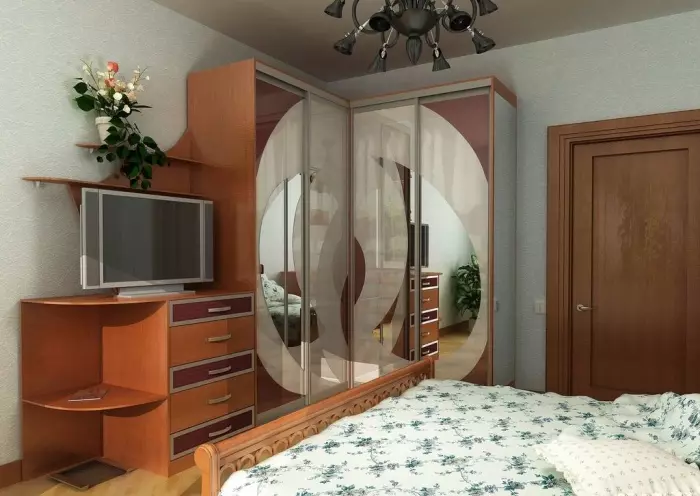 Schlafzimmermöbel mit Winkelkabinett + Foto 1081_12