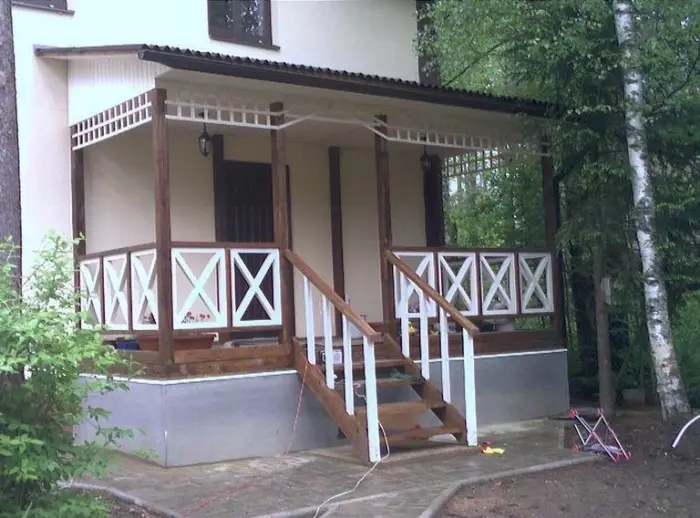 Porch zuwa veranda + hoto 10841_8