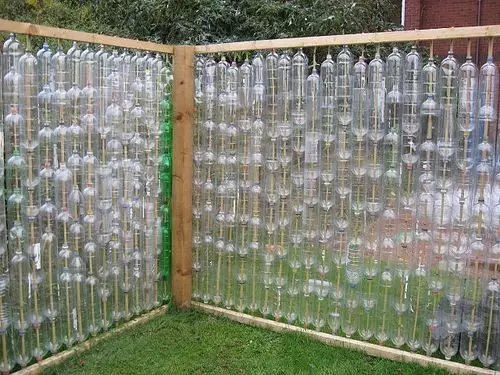 Ограда на пластмасови бутилки със собствените си ръце + снимка, видео 108_22