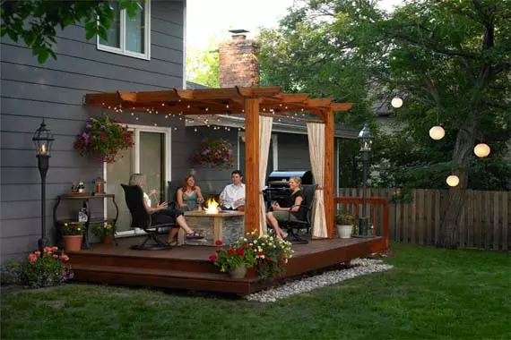 How to issue a veranda at the cottage + photo 10913_6