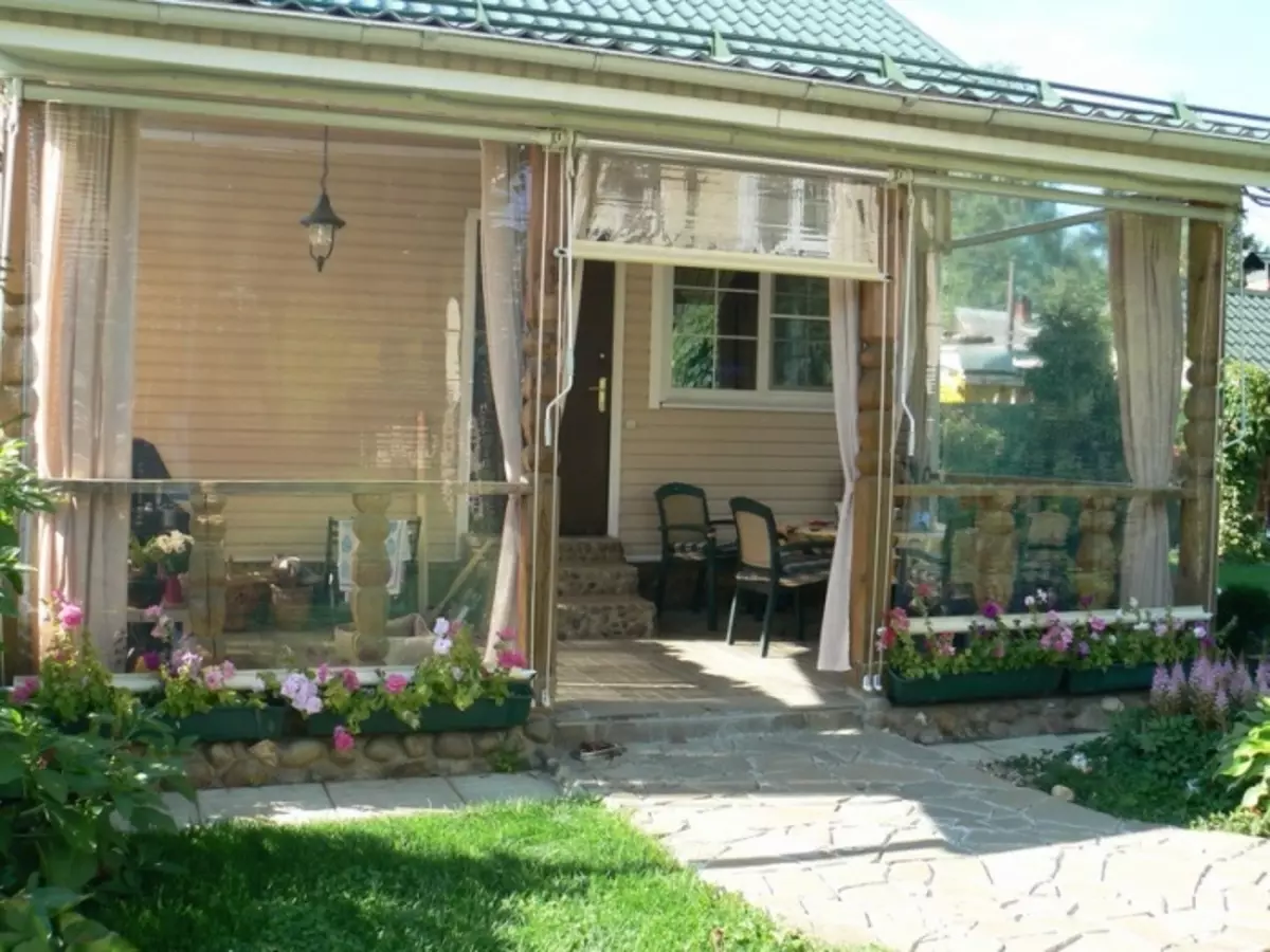 Kuinka antaa veranta mökki + valokuva 10913_8