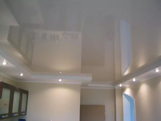 Pearl Stretch Plafond: foto in het interieur