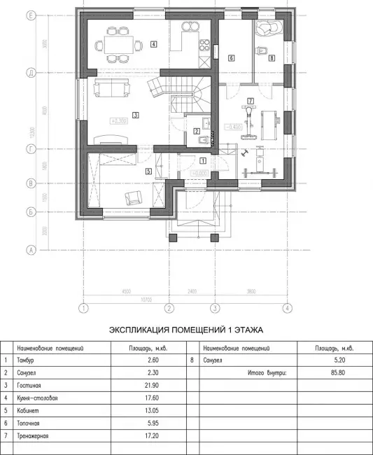 Праекты дамоў з мансардай 11286_17