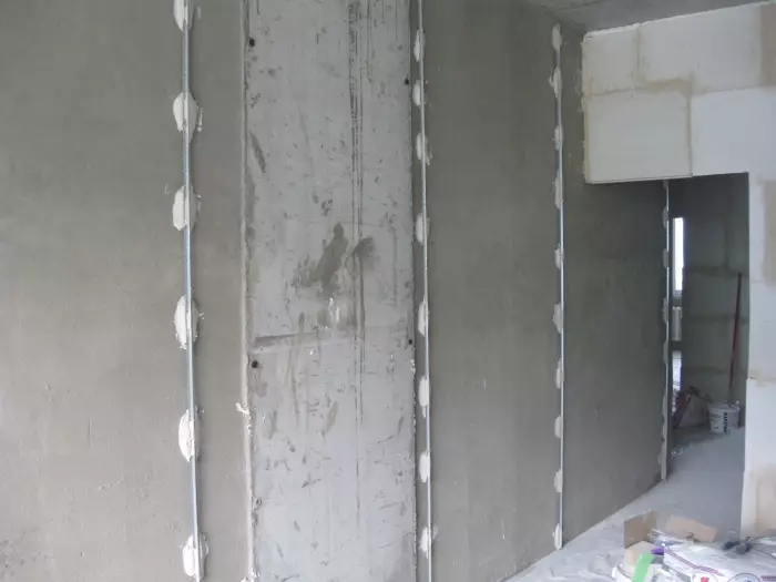 Plaster Walls Cement Mortar gawin ito sa iyong sarili + video. 11454_5