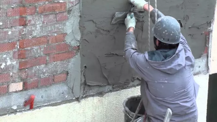 Stucco sienas cementa-smilšu šķīdums 11460_7