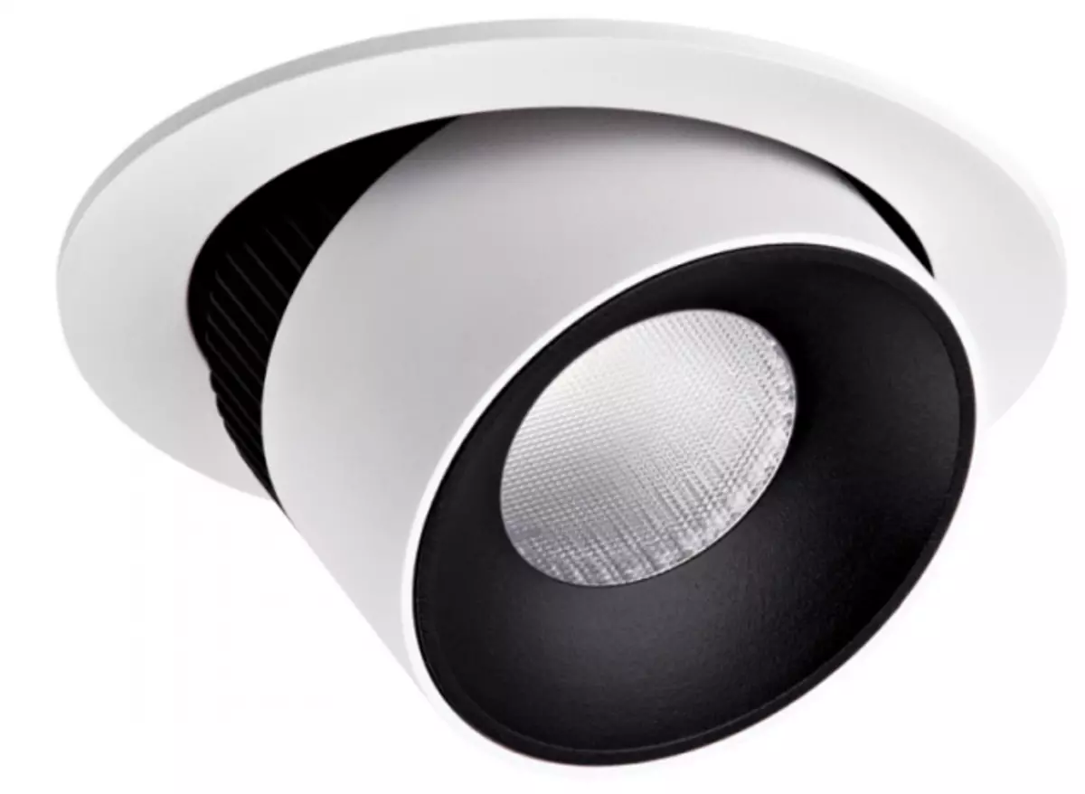 Loft LED lamper indbygget i gipsplader: diameter og installation