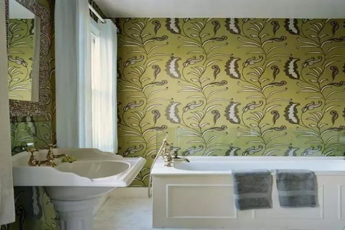 Waterproof wallpapers for the bathroom 12062_14