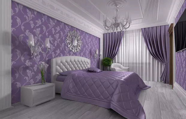 Lilac farba v interiéri + foto 12107_13