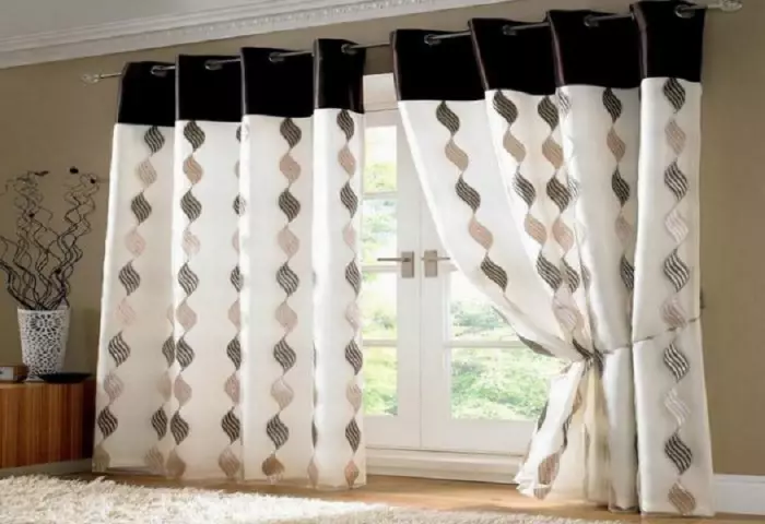 Qhov rai tsim nrog curtains + daim duab 12119_3