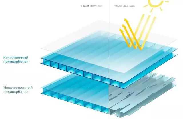 سیلولر polycarbonate: ڈیزائن، وضاحتیں، ہدایات