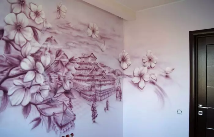 Tegninger på veggene i akrylmaling 12168_16