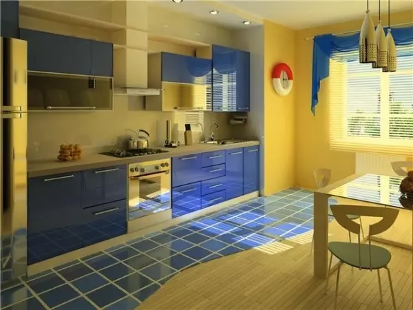 Kombinasi warna di dapur interior + foto 12226_1