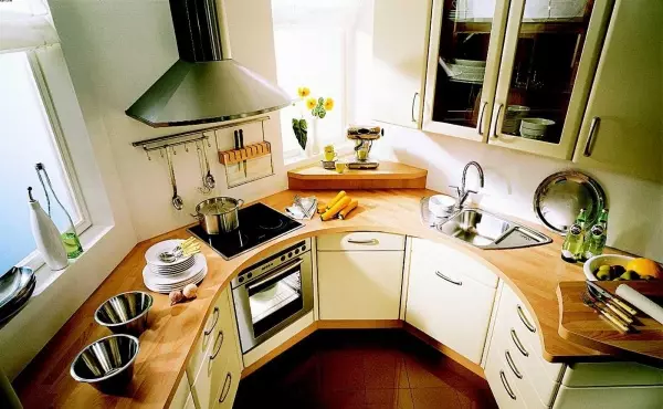 Nowoczesne pomysły na wnętrze małej kuchni z własnymi rękami + zdjęcie 12230_13