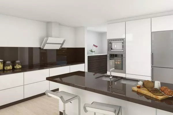White-brown kitchen + photo 12238_11