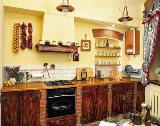 Bucătărie în stil rustic + fotografie 12242_10