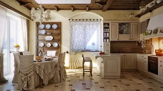 Bucătărie în stil rustic + fotografie 12242_5