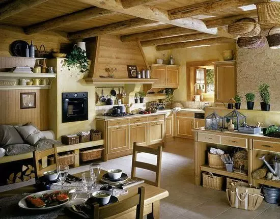 Bucătărie în stil rustic + fotografie 12242_7