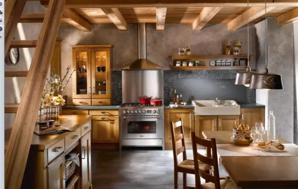 Bucătărie în stil rustic + fotografie 12242_8