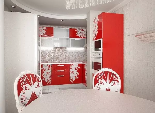 Červená a biela kuchyňa + foto 12249_1