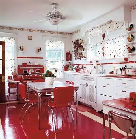 Կարմիր եւ սպիտակ խոհանոց + լուսանկար 12249_15