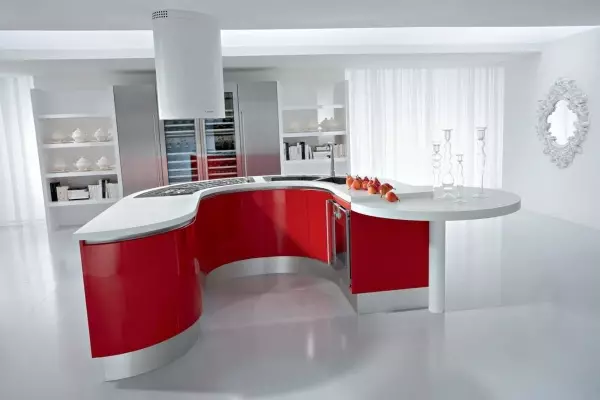 Punainen ja valkoinen keittiö + valokuva 12249_3
