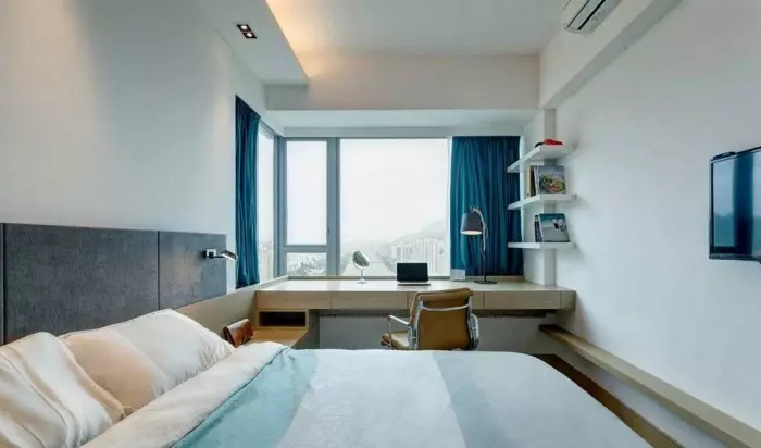 Lille soveværelse design i lejlighed + billede 12287_10
