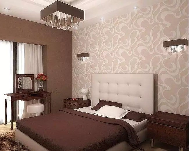 Wallpaper în dormitor Design + Photo 12289_19