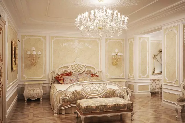Interiør soveværelse i klassisk stil + billede 12292_16