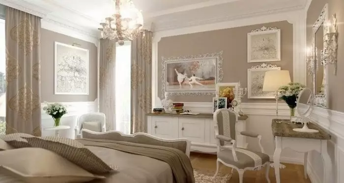 Dormitorio interior en estilo clásico + foto 12292_4