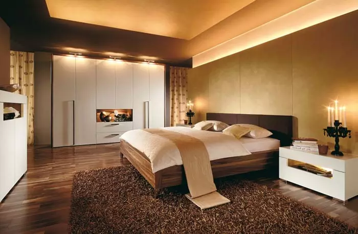 Интериор на спалнята в модерен стил + снимка 12297_13