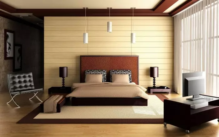 Bedroom interior sa modernong estilo + larawan 12297_3