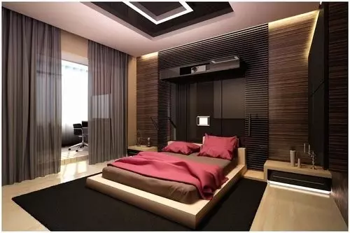 Интериор на спалнята в модерен стил + снимка 12297_4