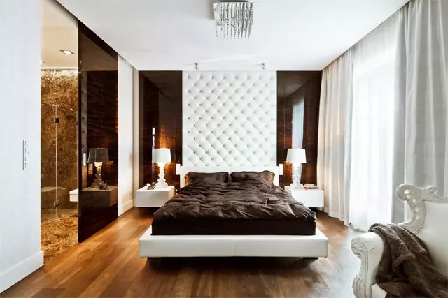 Интериор на спалнята в модерен стил + снимка 12297_7