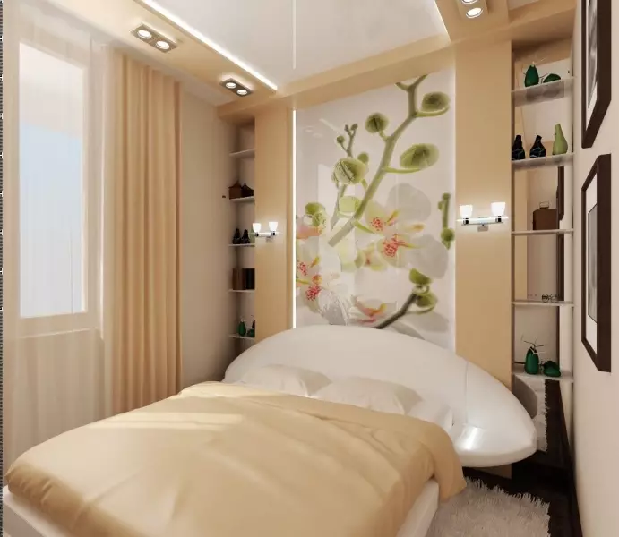 Інтер'єр маленької спальні в сучасному стилі 12306_5