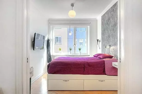 Інтер'єр маленької спальні в сучасному стилі 12306_9